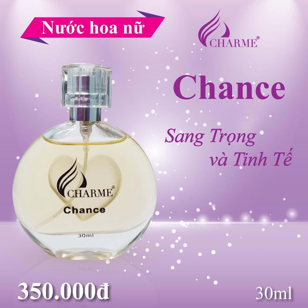 Nước hoa Nữ Charme Chance 30ml